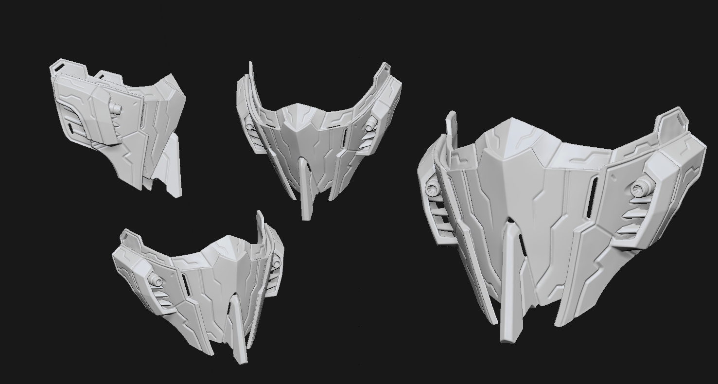 STL file Mecha Mask V3・Model to download and 3D print・Cults