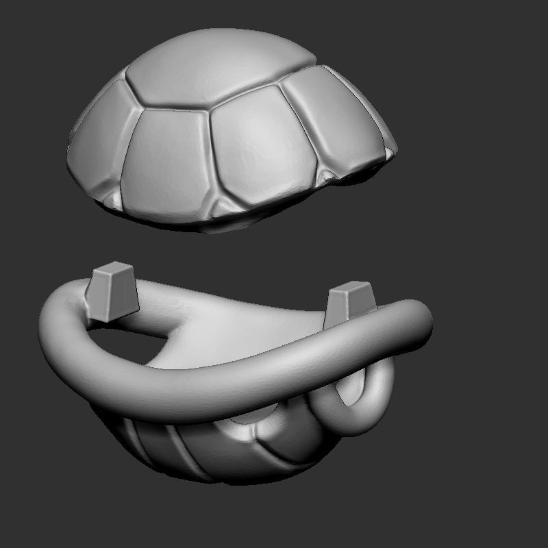 Download STL file Turtle Shell Fan Art for 3D print model • 3D printing ...