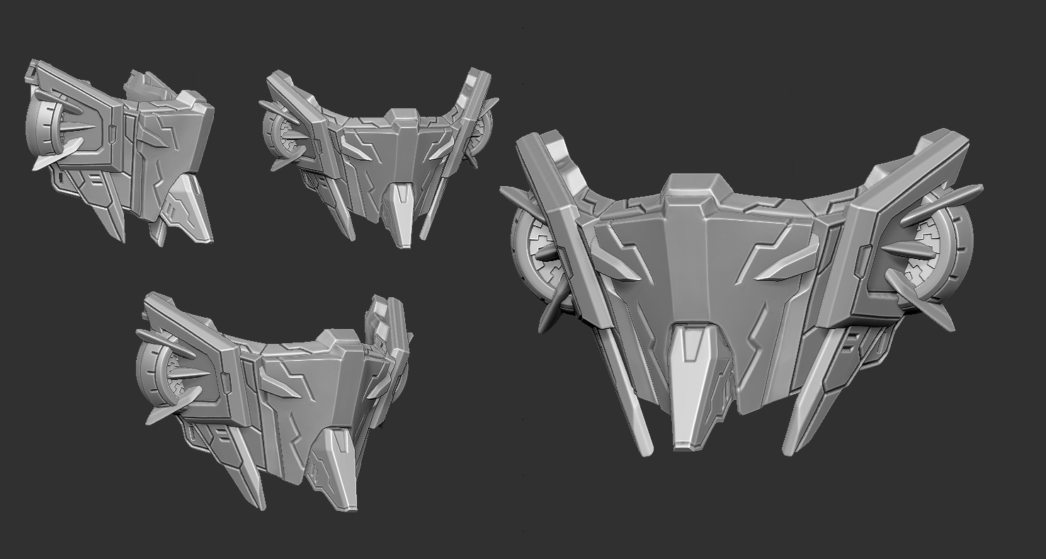 STL file Mecha Mask V5・3D printer design to download・Cults