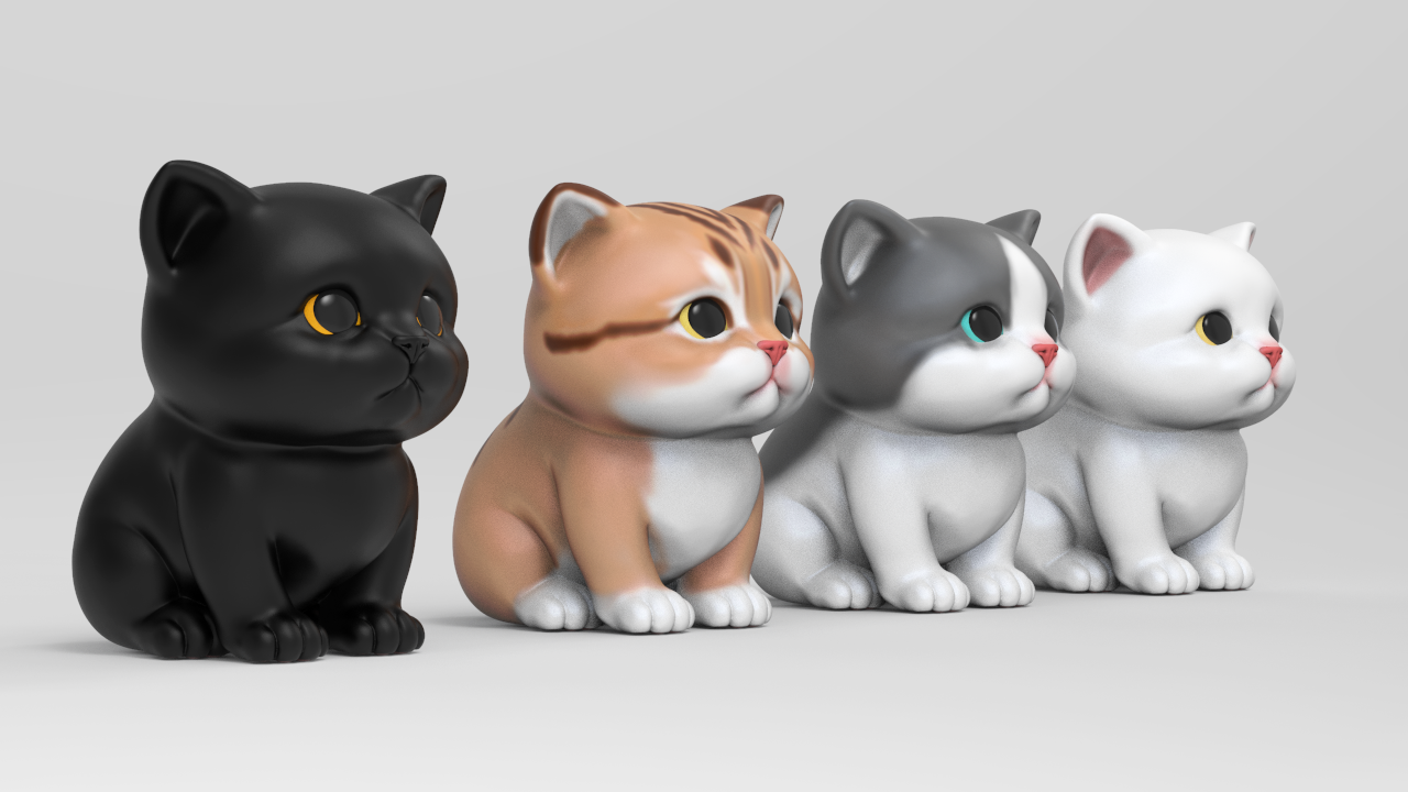 3D file Cute Kitten・3D print design to download・Cults
