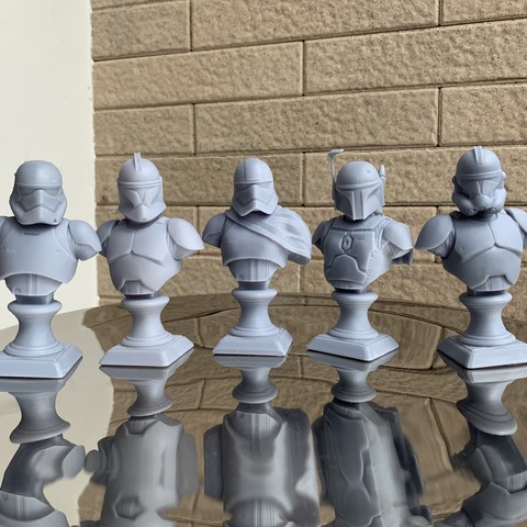 3D printer 1stOrder StormTrooper Bust Fan Art 3D print model ・ Cults