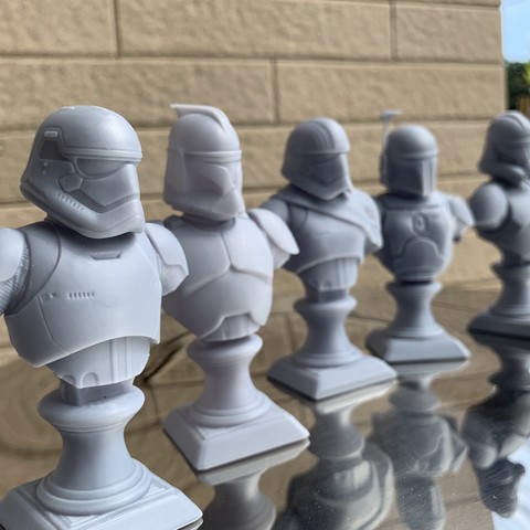 3D printer 1stOrder StormTrooper Bust Fan Art 3D print model ・ Cults