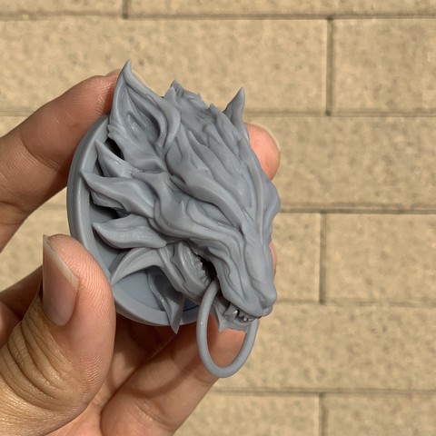 3D printing Fenrir Fan Art STL for 3DPrint • made with Anycubic photon ...