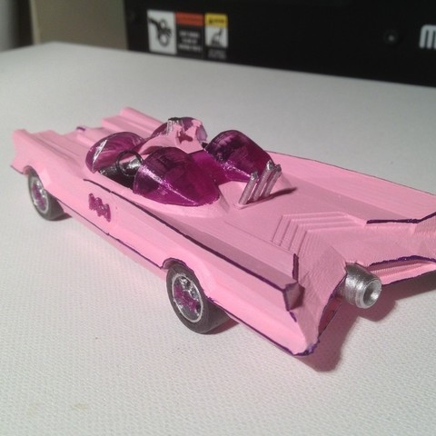 Download free STL file The Classic Batmobile • 3D print template ・ Cults