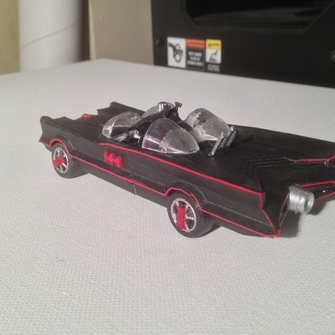 Download free STL file The Classic Batmobile • 3D print template ・ Cults