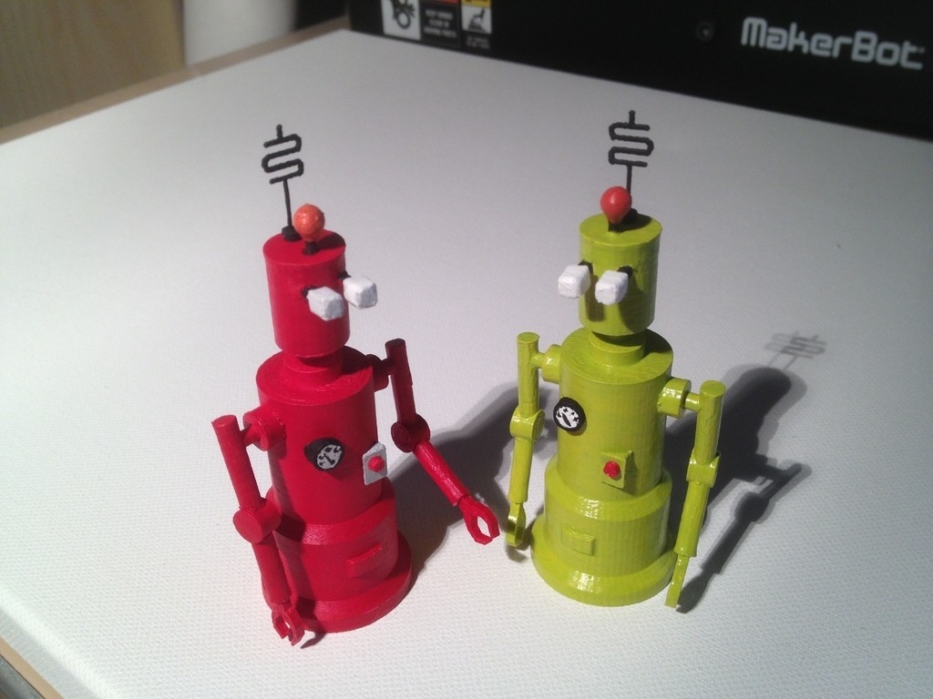 Free STL file ACME Robots 🤖・3D printer model to download・Cults