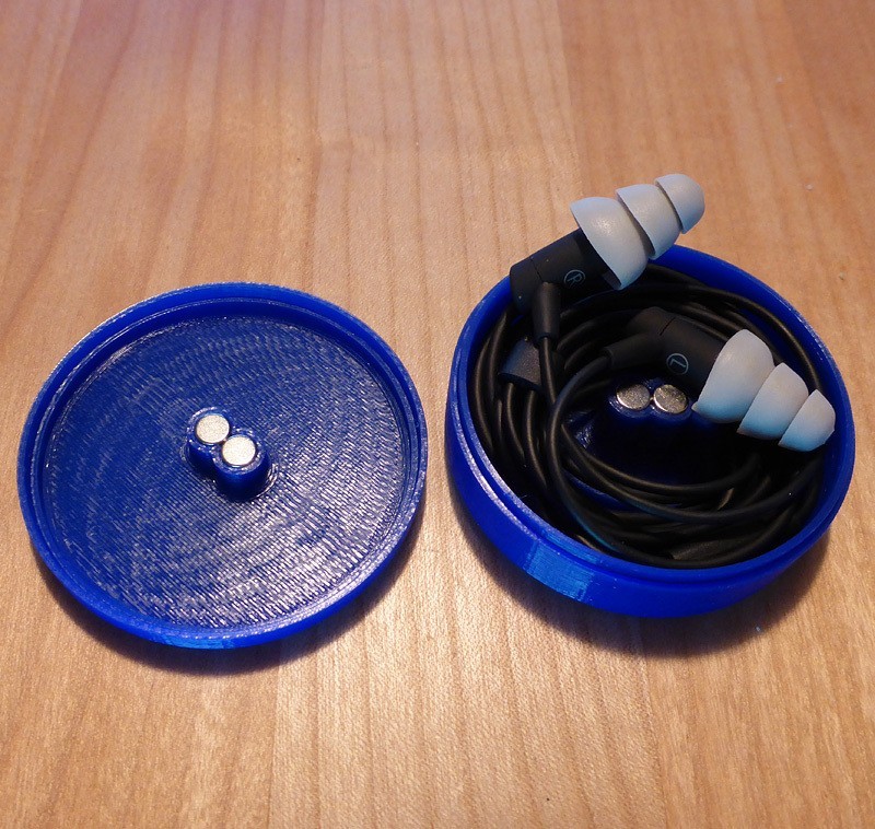 Free STL file Headphone shell with magnetic lock・Design to download and ...