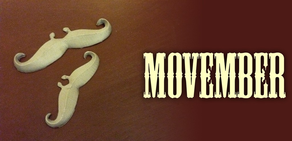 Free STL file Moustaches are in on movember!・3D print design to ...