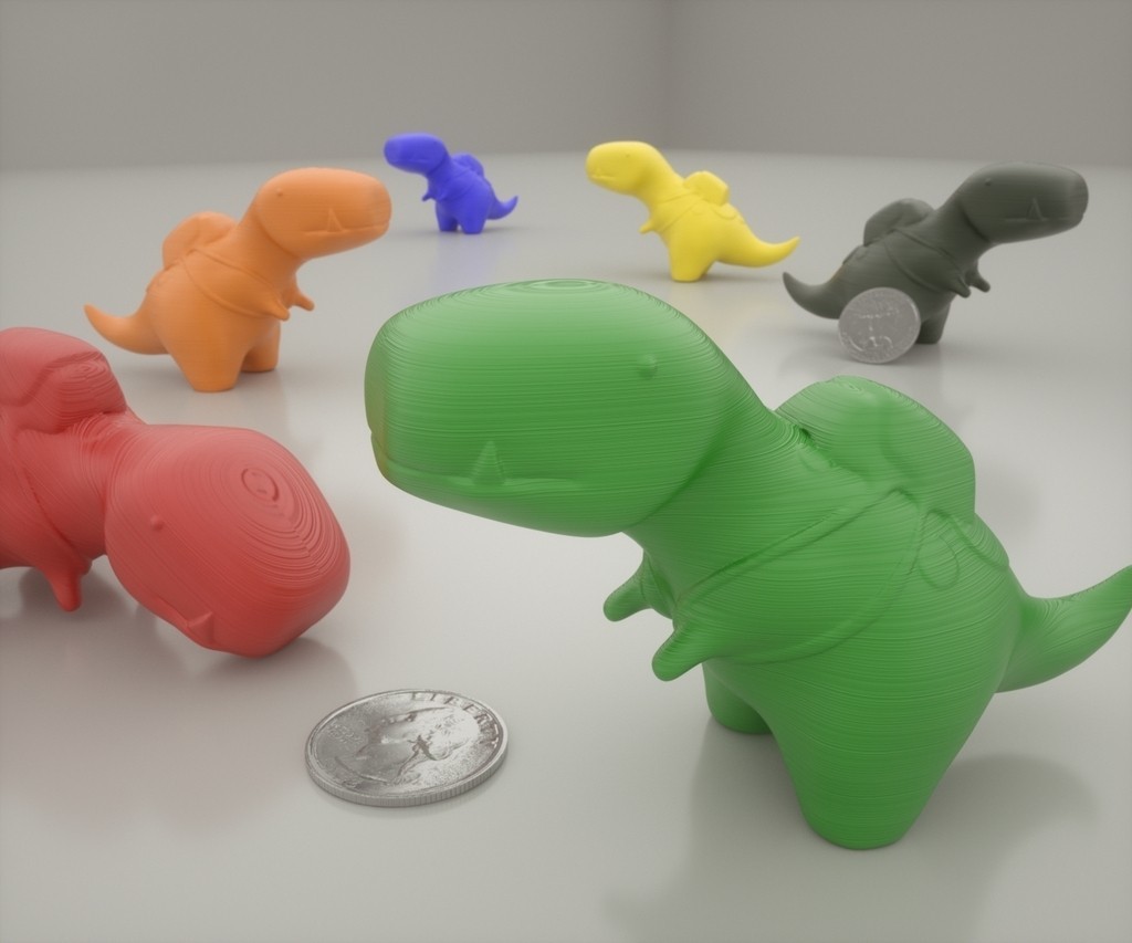 Free STL file Tiny T-Rex・3D printing template to download・Cults