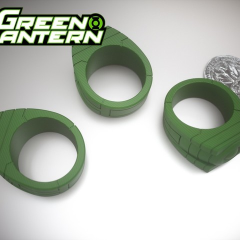 Descargar STL gratis Anillo de Linterna Verde ・ Cults