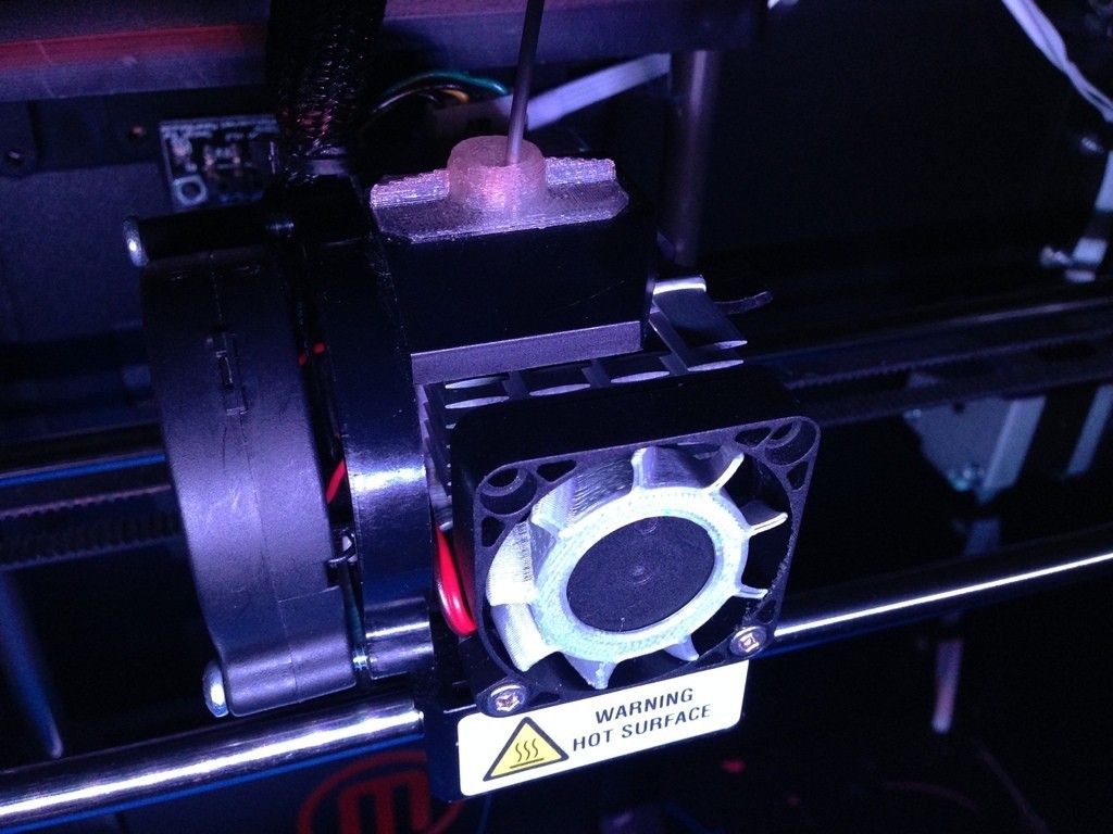 Free STL file Replicator 2 Extruder Fan Blade Retrofit・3D print design ...