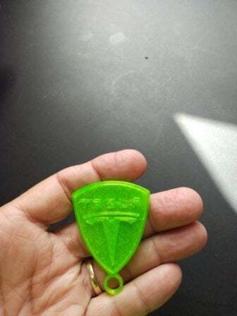 Free STL file Tesla key chain fob・3D print design to download・Cults
