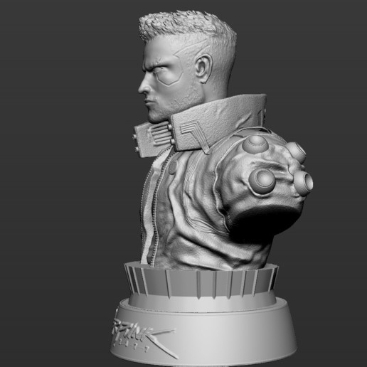 Download STL file V CYBERPUNK 2077 BUST • Object to 3D print ・ Cults