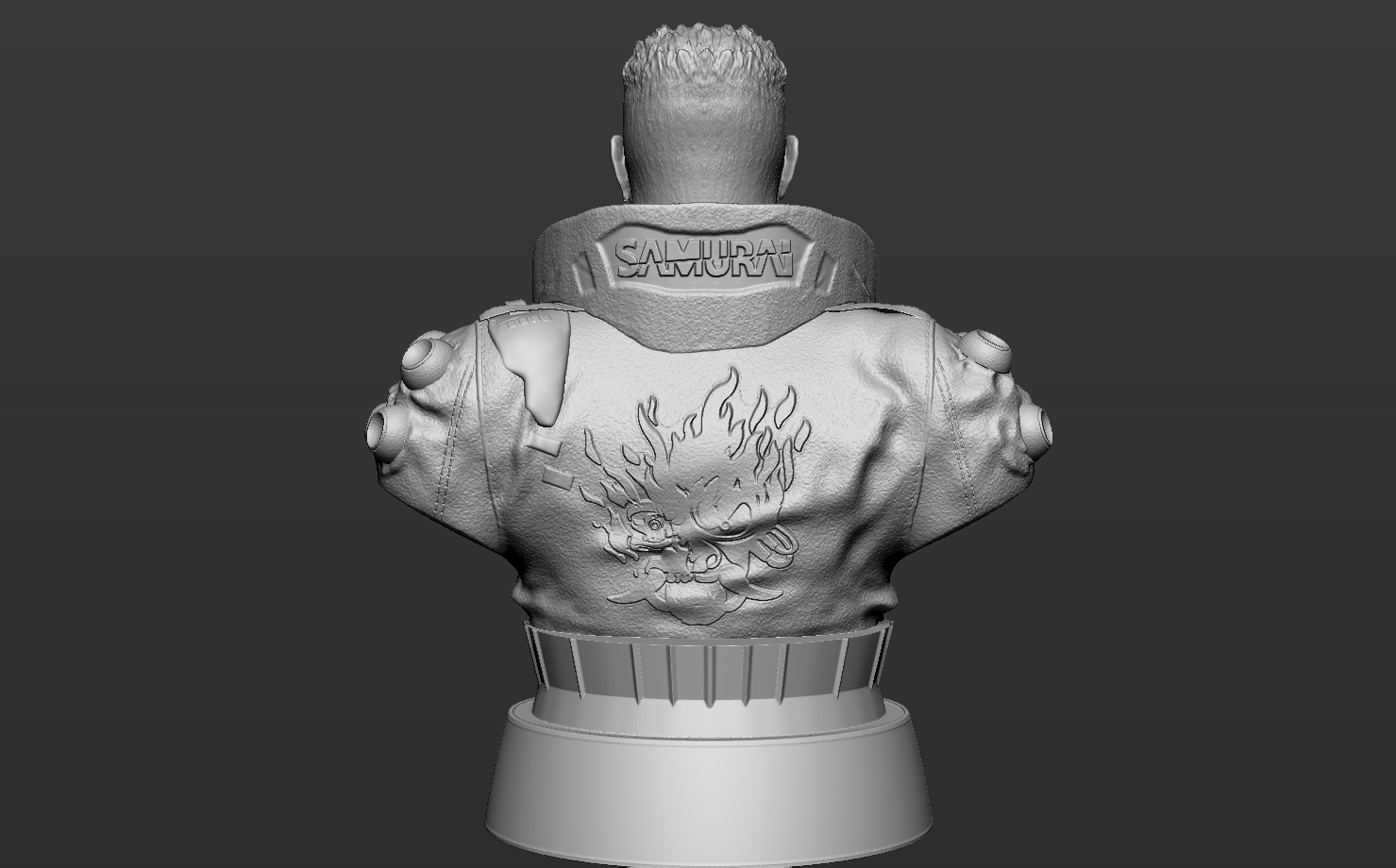STL file V CYBERPUNK 2077 BUST・3D printable design to download・Cults
