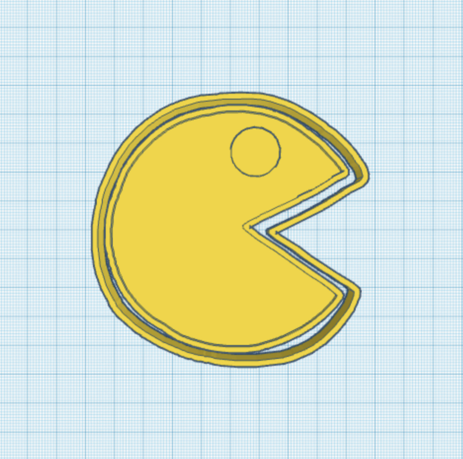 STL file Pacman Cookie Cutter and Sealer・3D printing template to ...
