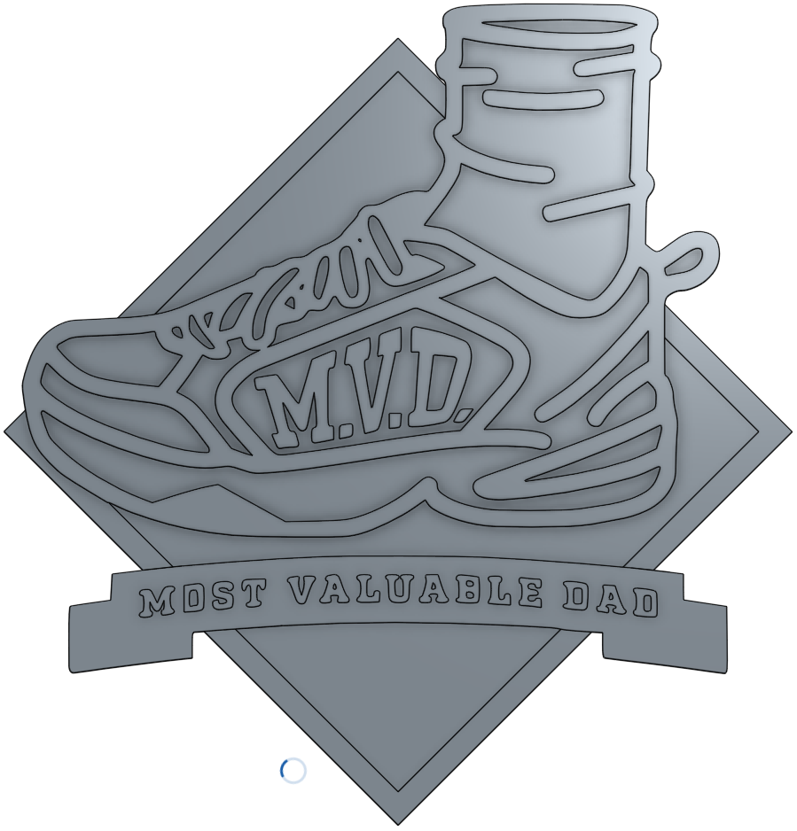Free STL file Most Valuable Dad Award v1・Template to download and 3D ...