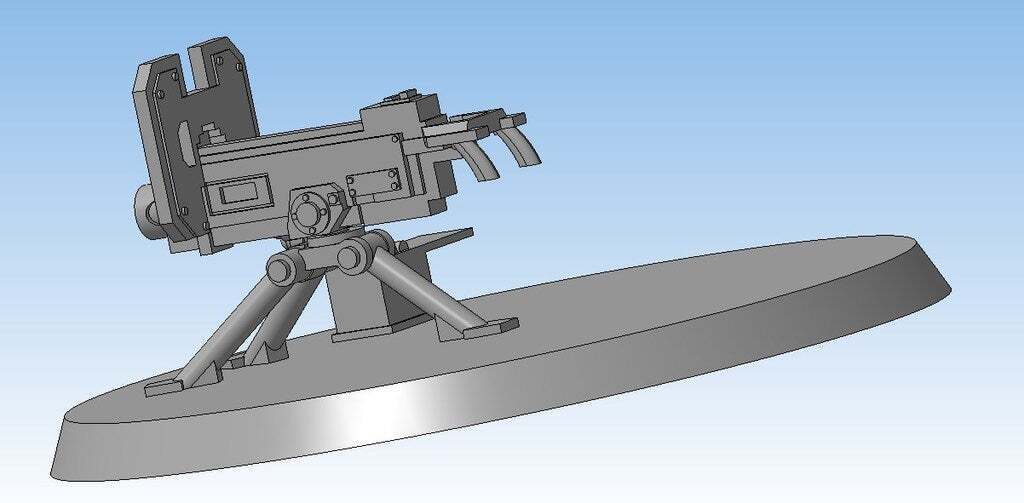 Free STL file Heavy bolter (Heavy weapon team) 🔫・3D printer design to ...