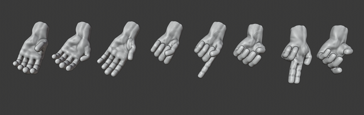 Free STL file Hands pack 🤲・Design to download and 3D print・Cults