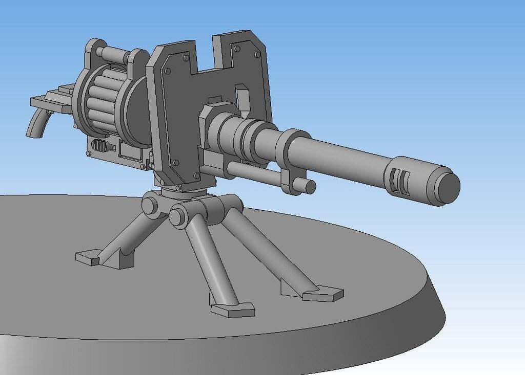 Free STL file Autocannon (Heavy weapons team) 🔫・3D print model to ...