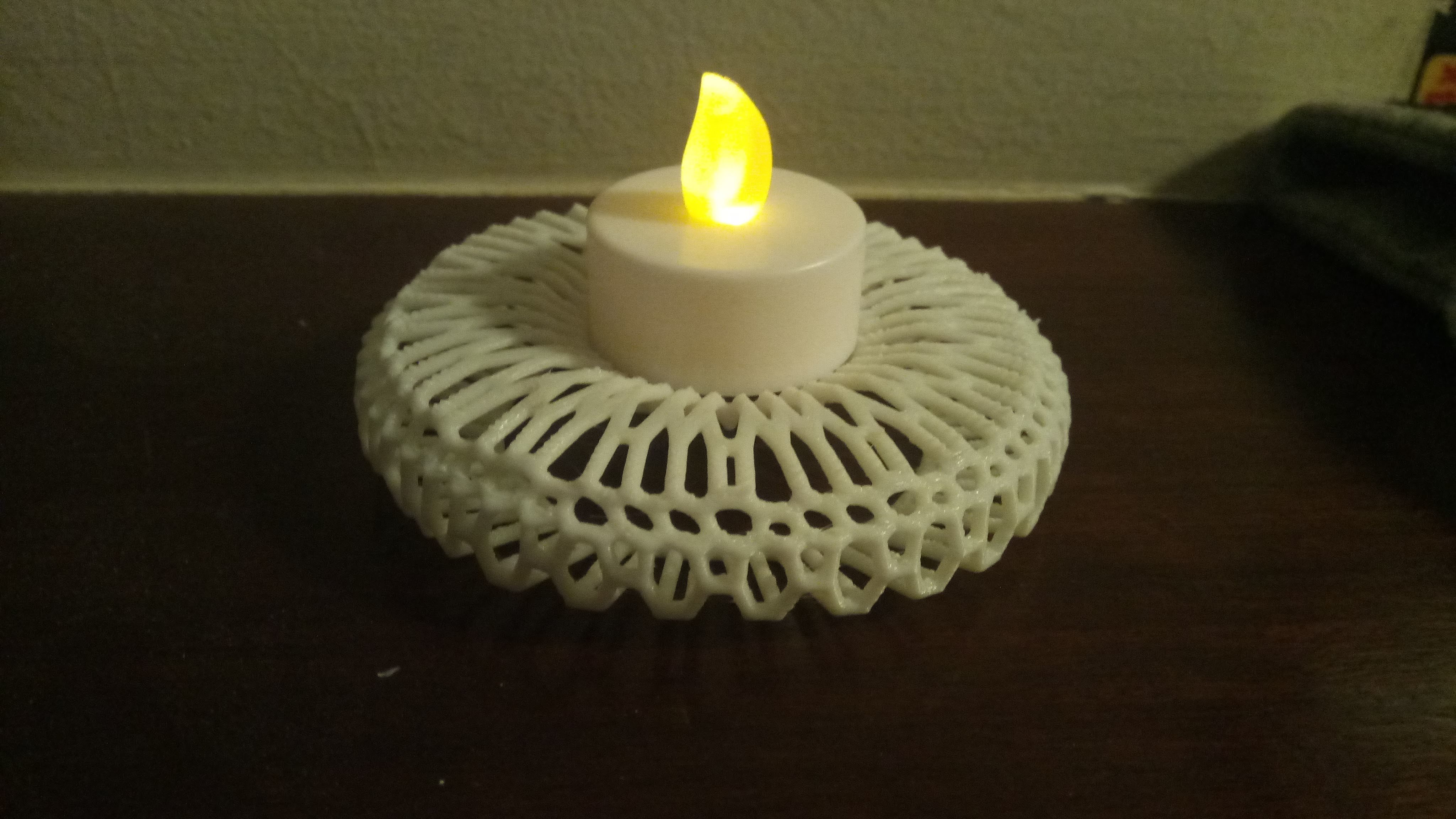 STL file Tealight base 🕯️・Design to download and 3D print・Cults