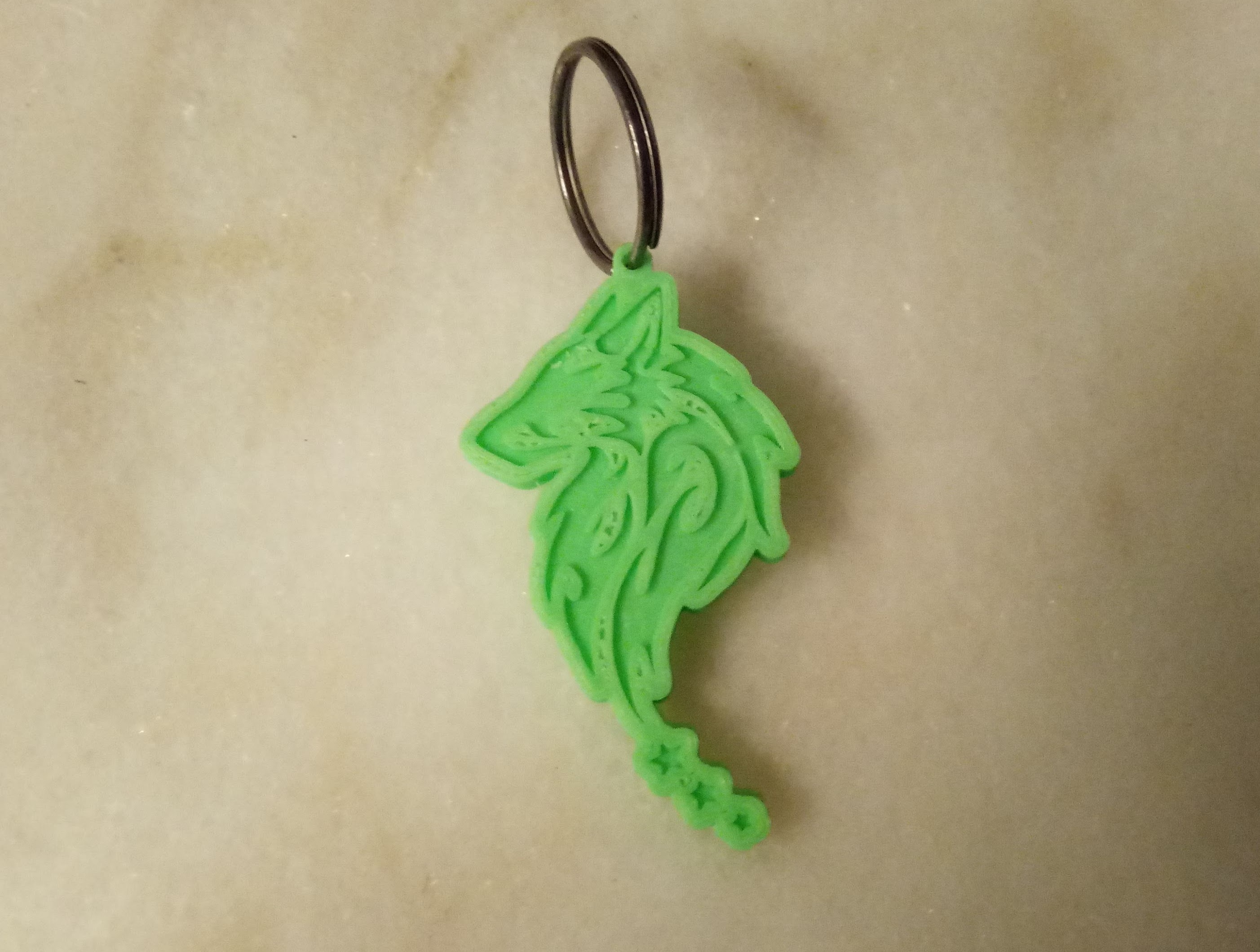 Free STL file Wolf keychain・3D printing template to download・Cults
