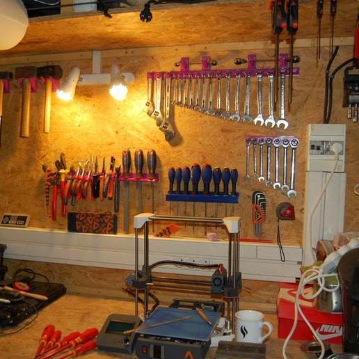 Download free STL file Workshop tool organization set - Tool holder ...