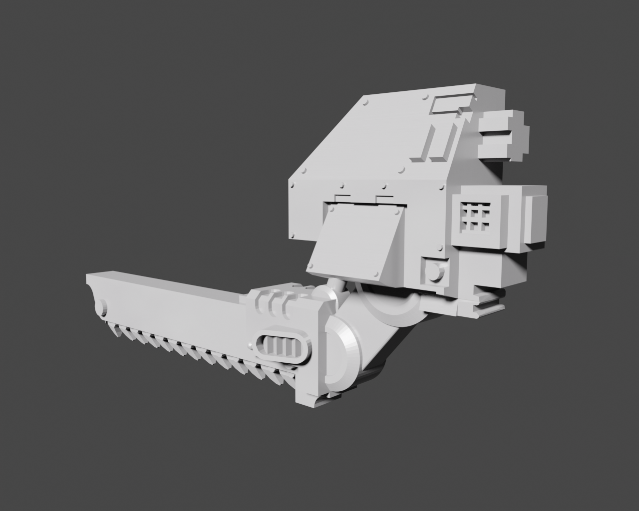 STL file Dreadnought Chainsword・Model to download and 3D print・Cults