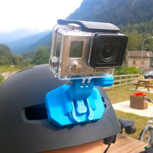 Download free 3D print files GoPro Helmet Front mount ・ Cults