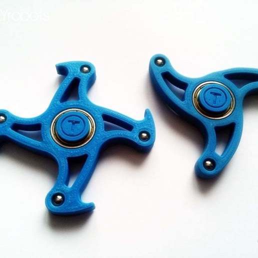 Download free STL file QUAD-SPINNER fidget • 3D printer design ・ Cults