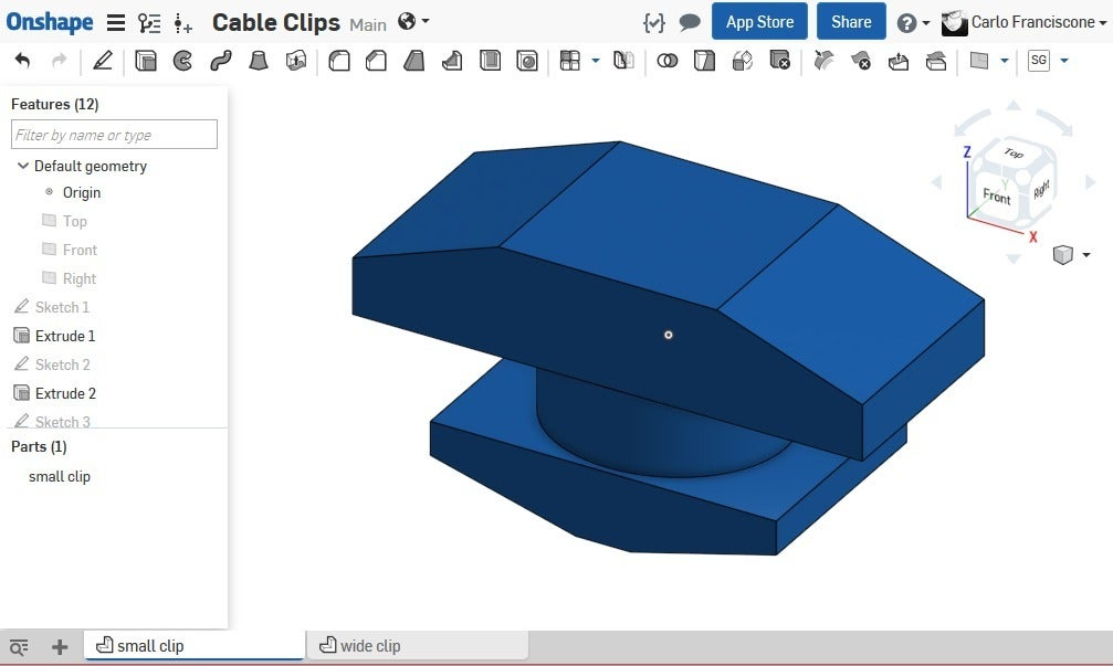 Free STL file CABLE CLIPS 🔌・3D printable model to download・Cults