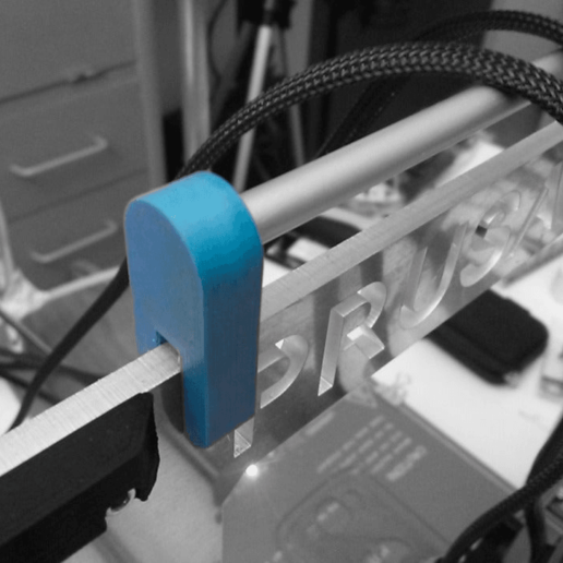 Download free STL file Smooth rod clips for i3 frame • Model to 3D ...