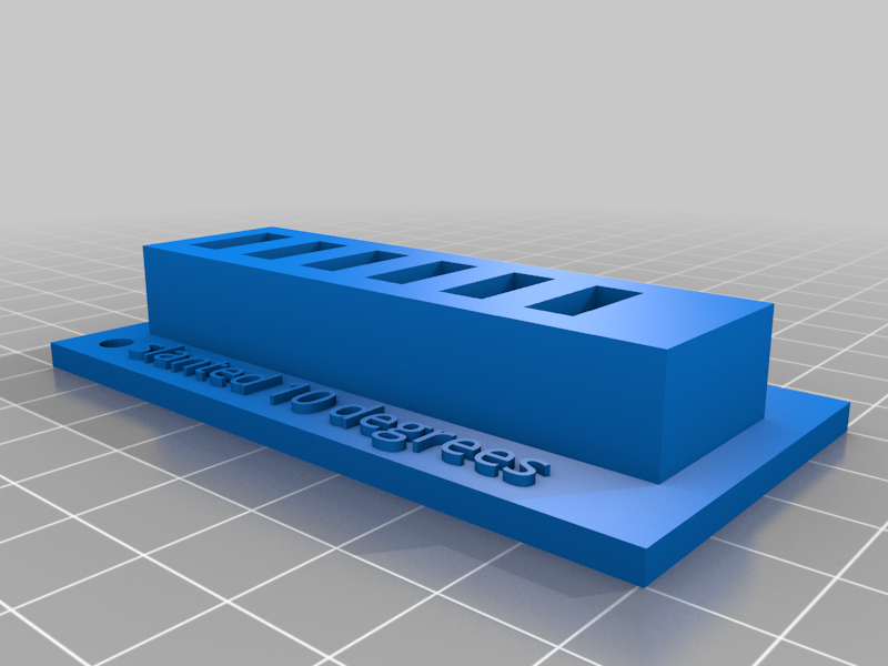 Free 3D file Slanted USB Storage・3D printing design to download・Cults