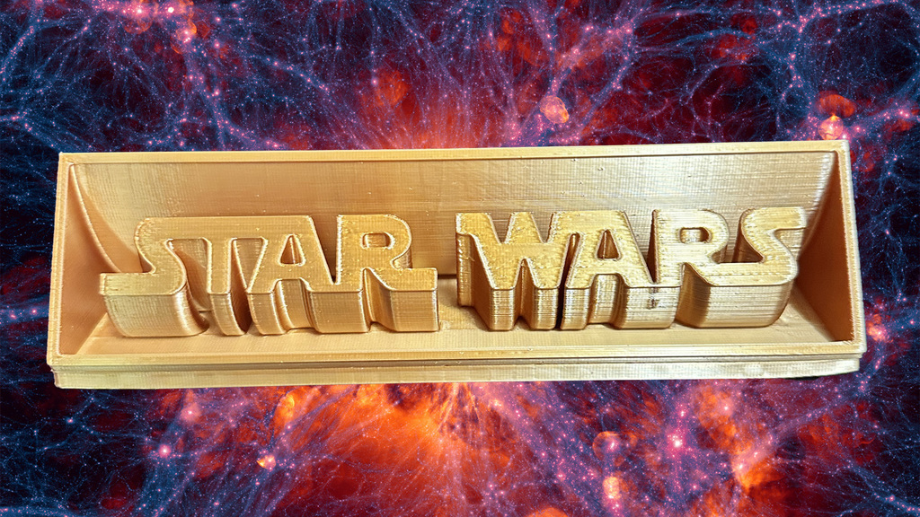 Free 3D file Star Wars Desk Logo・3D printer model to download・Cults