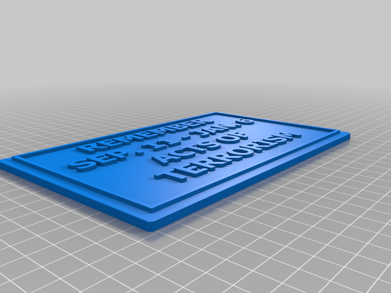 Free STL file Remember Memorial 🚩・3D printing idea to download・Cults