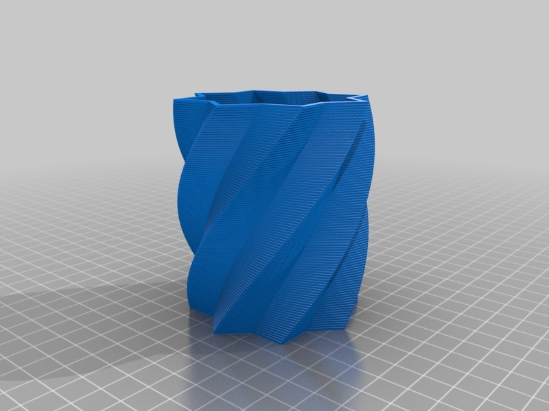 Free 3D file Double twist Vase・3D printer design to download・Cults