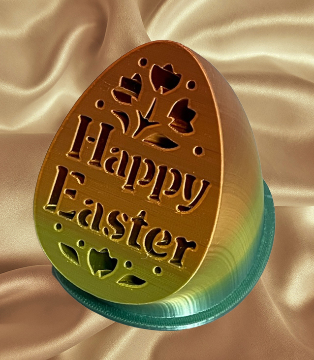 Free 3D file Happy Easter Egg extrusion・Template to download and 3D ...