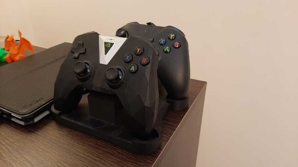 Free STL file Dual Gamepad Stand・3D print object to download・Cults