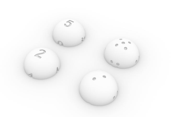 STL file Spherical dice・3D print model to download・Cults