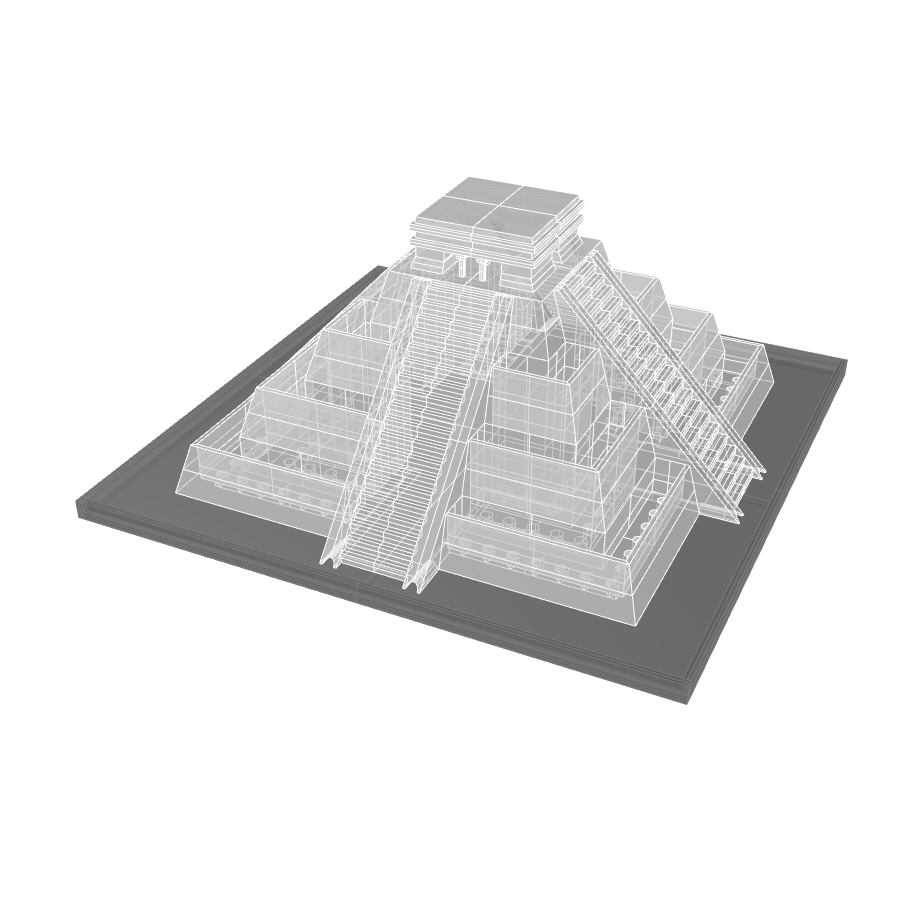 STL file Aztec pyramid pot - Chichen Itza Temple・3D printable model to ...