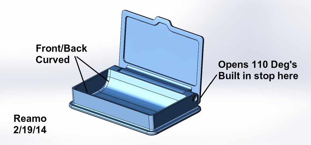 Free STL file Box, Toothpicks・3D printer design to download・Cults