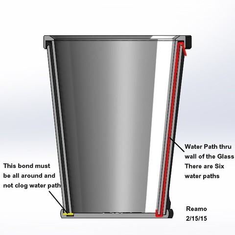 Download free 3D printer templates The Dribble Glass ・ Cults
