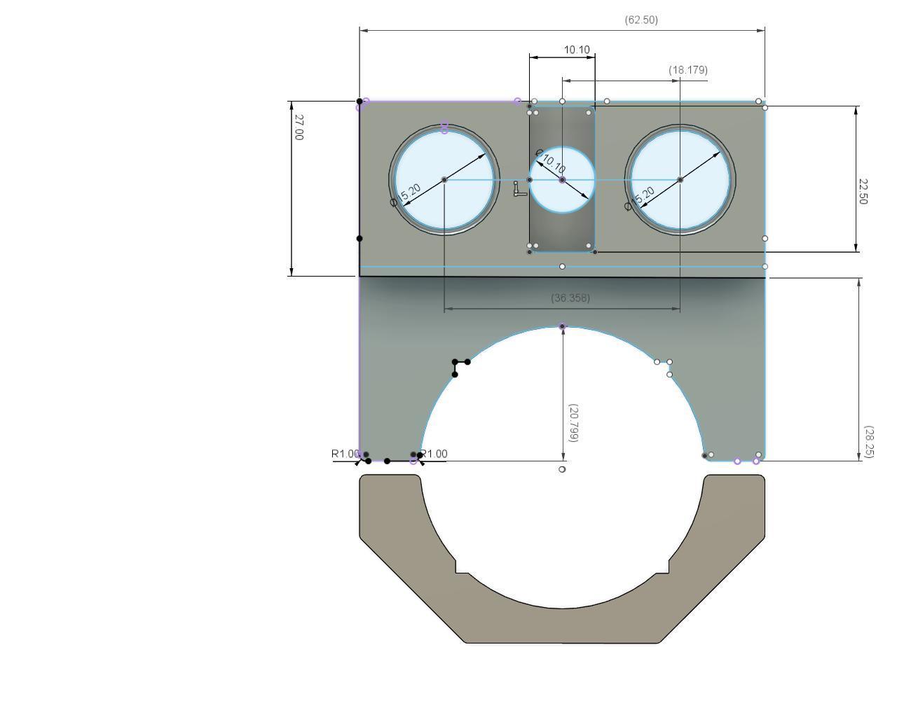 Télécharger fichier STL CNC 3018 3D Printed Spindle Motor Holder Part ...