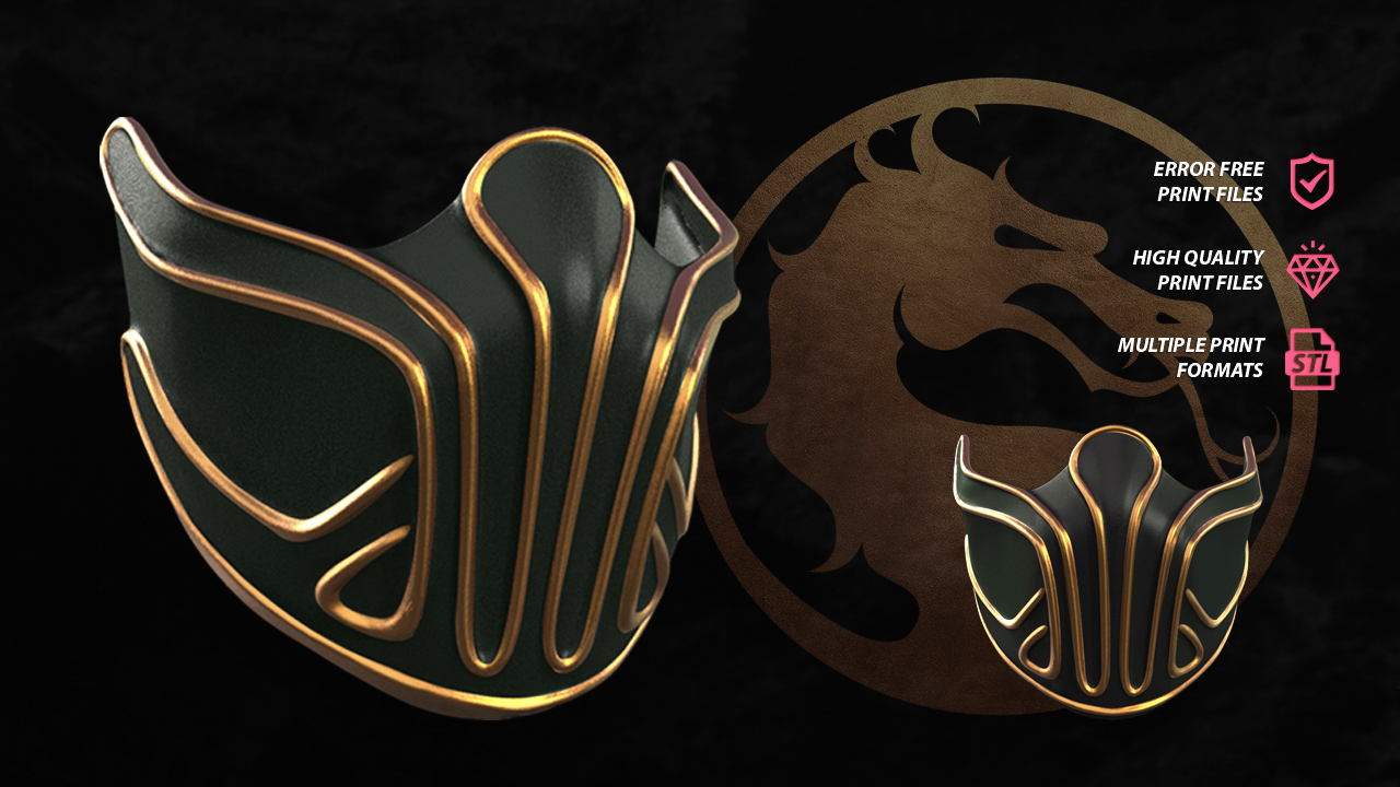 STL file Krypt mask・3D printing design to download・Cults