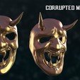Download OBJ file Corrupted Monk Mask Sekiro Fan Art • 3D printer ...