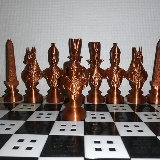 3D print Egipt chess alive vs dead Full ・ Cults