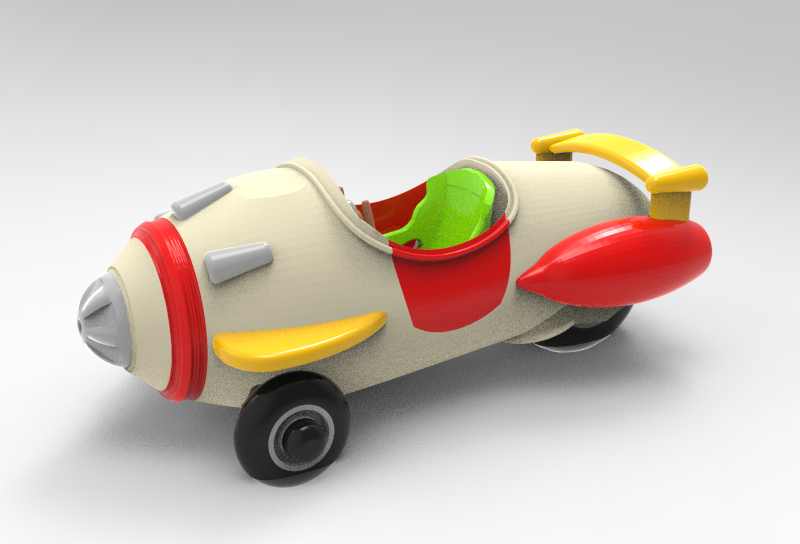 Free STL file Rocket concept car 🚀・3D printing design to download・Cults