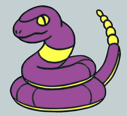 Purple Snake Pokemon