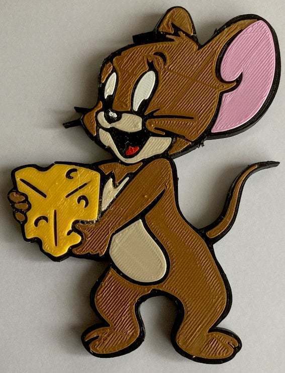 Free STL file Badge Jerry・3D printer model to download・Cults