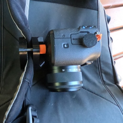 Download STL file Magnetic Camera Holder For Backpack • 3D printer ...