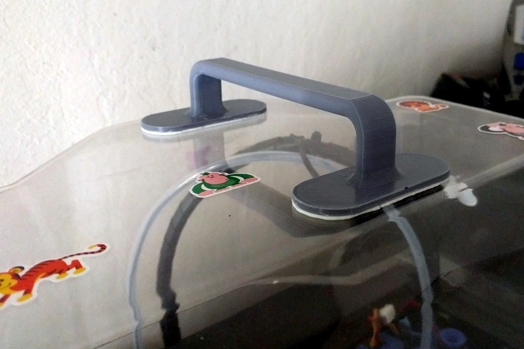 Free STL file Flashforge Creator Pro improved Dome handle・3D printing ...